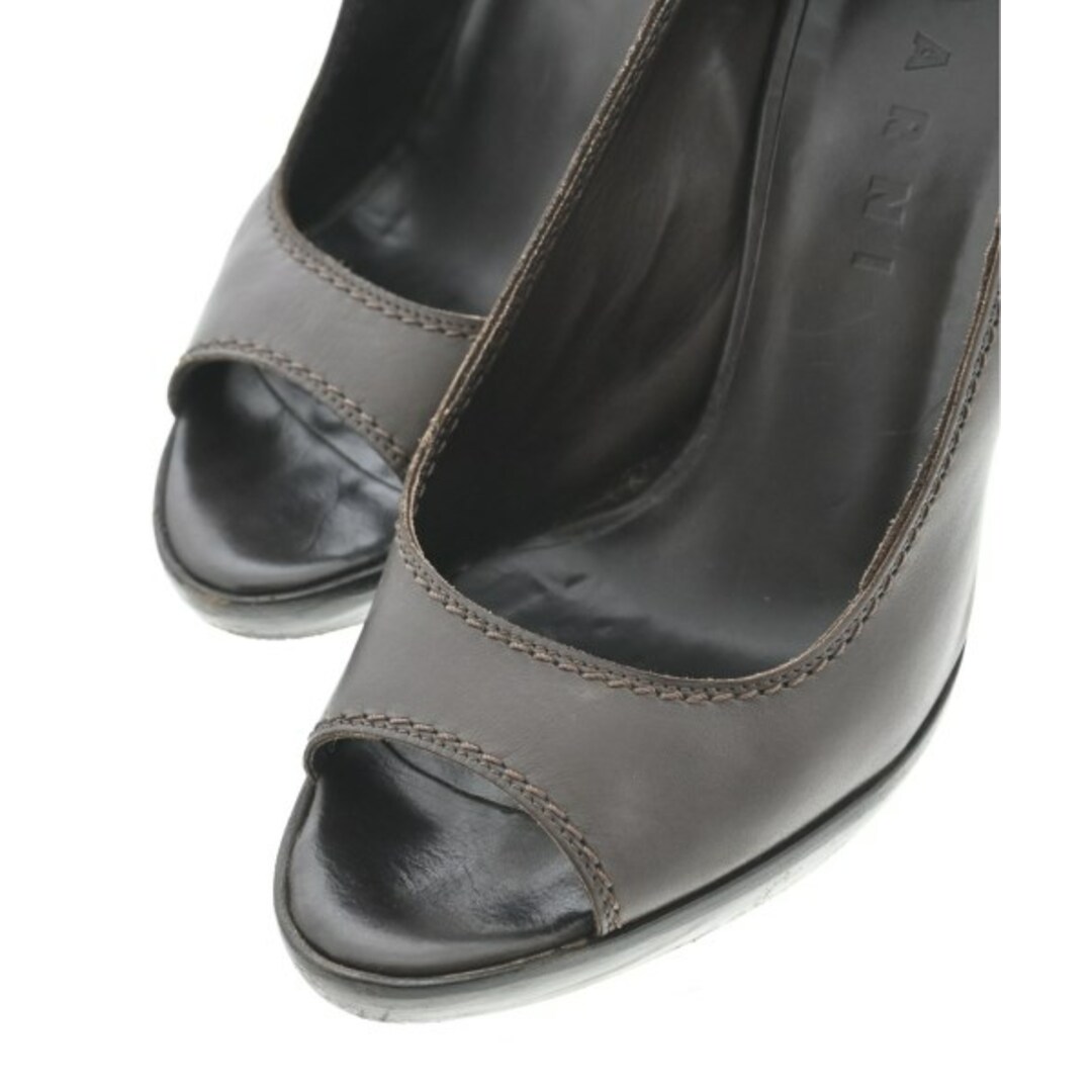 MARNI - MARNI マルニ パンプス EU38(24.5cm位) 茶 【古着 MARNI - MARNI マルニ パンプス EU38(24.5cm位) 茶 【古着