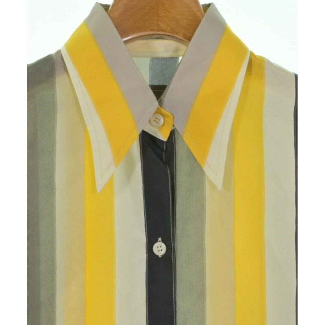PRADA - PRADA プラダ ブラウス 36(XS位) 黄x黒xグレー系等 PRADA - PRADA プラダ ブラウス 36(XS位) 黄x黒xグレー系等