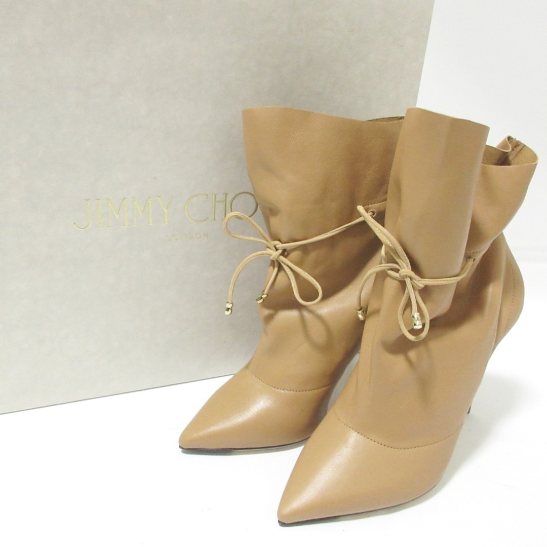 JIMMY CHOO - 未使用 JIMMY CHOO ジミーチュウ レザー リボン JIMMY CHOO - 未使用 JIMMY CHOO ジミーチュウ レザー リボン
