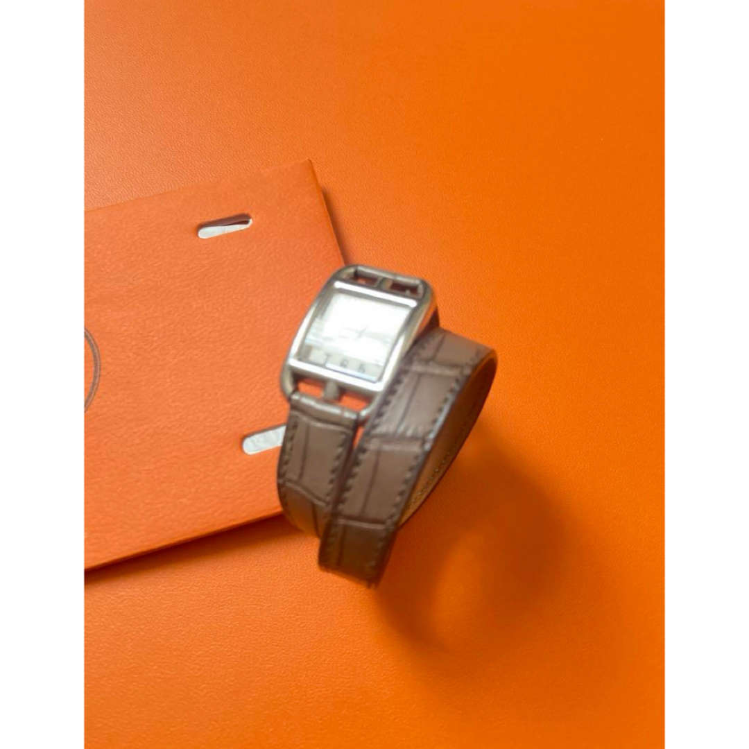 HERMES - エルメス🍊時計用 クロコベルト 《ケープコッド》PM HERMES - エルメス🍊時計用 クロコベルト 《ケープコッド》PM
