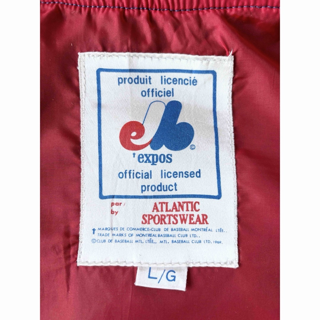 MLB - 希少 Atrantic MLB expos エクスポズ ナイロン スタジャン MLB - 希少 Atrantic MLB expos エクスポズ ナイロン スタジャン