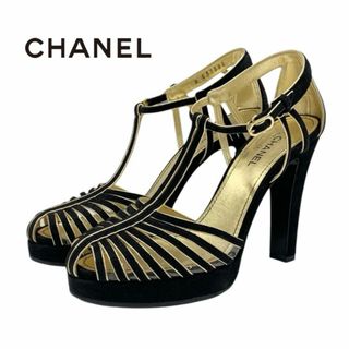 CHANEL - シャネル CHANEL サンダル 靴 シューズ スエード CHANEL - シャネル CHANEL サンダル 靴 シューズ スエード