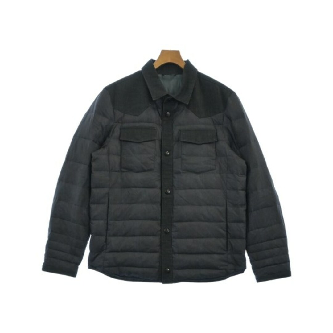 ETRO - ETRO エトロ ダウンジャケット/ダウンベスト 3XL 紺x黒 ETRO - ETRO エトロ ダウンジャケット/ダウンベスト 3XL 紺x黒