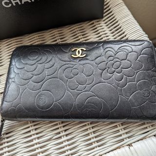 CHANEL - 超美品シャネルカメリア長財布の通販 by チャミ CHANEL - 超美品シャネルカメリア長財布の通販 by チャミ