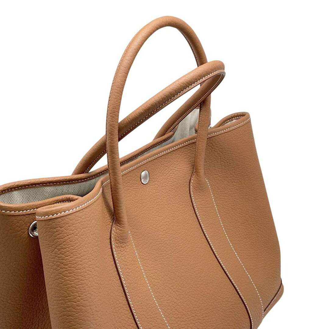 HERMES - エルメス トートバッグ ガーデンパーティPM ゴールド HERMES - エルメス トートバッグ ガーデンパーティPM ゴールド
