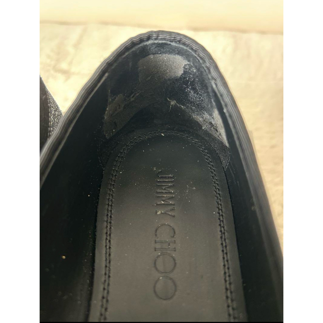 JIMMY CHOO - ジミーチュウ JIMMY CHOO グリッター スリッポン JIMMY CHOO - ジミーチュウ JIMMY CHOO グリッター スリッポン