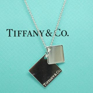Tiffany & Co. - 希少 ティファニー スクエア ダブルプレート Tiffany & Co. - 希少 ティファニー スクエア ダブルプレート