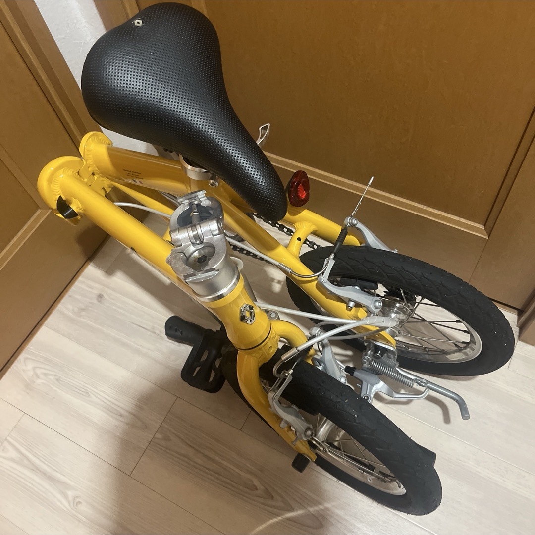 RENAULT - Renault light8折りたたみ自転車 美品 イエロー RENAULT - Renault light8折りたたみ自転車 美品 イエロー