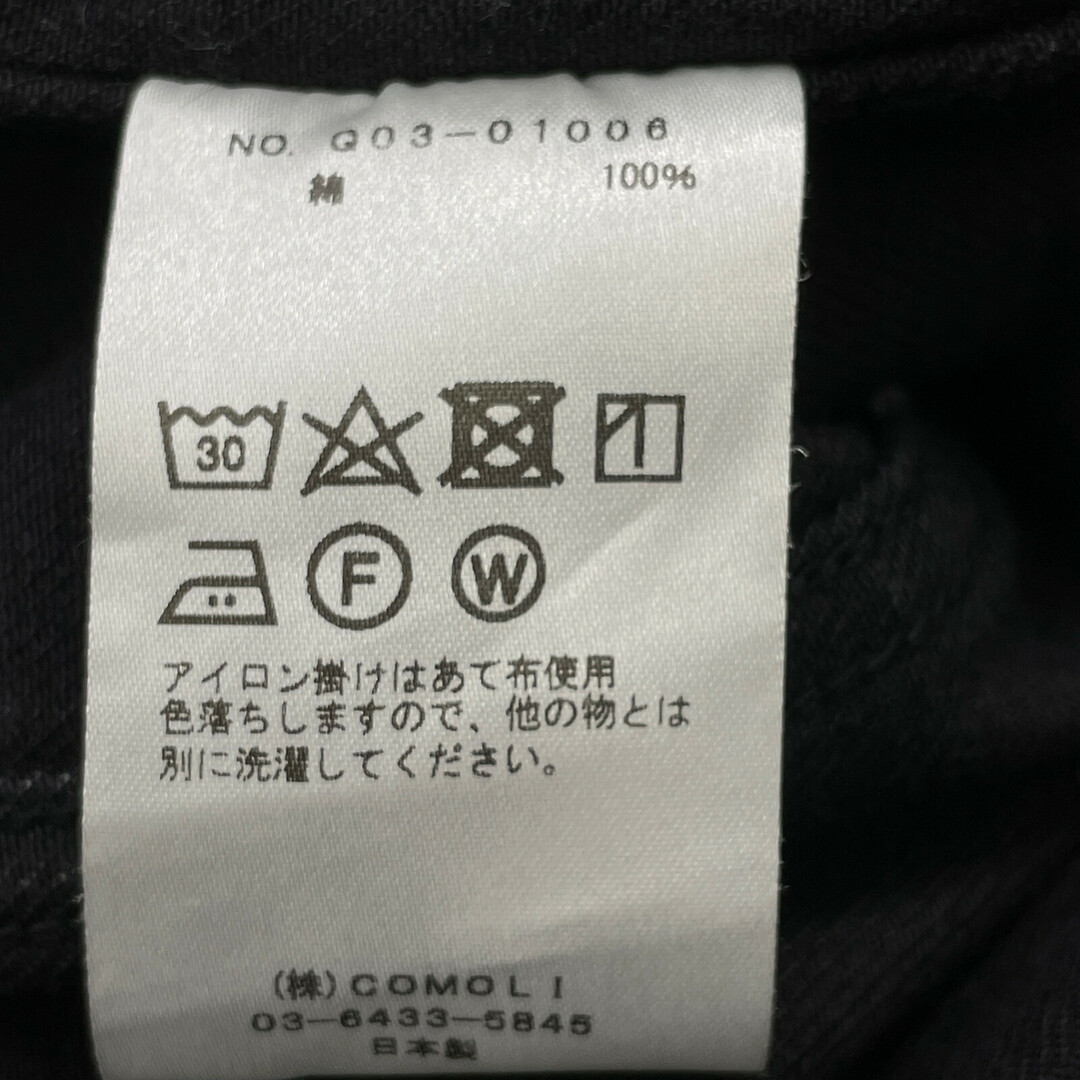 COMOLI - コモリ 19AW ブラック Q03-01006 デニムジャケット 3の通販 by COMOLI - コモリ 19AW ブラック Q03-01006 デニムジャケット 3の通販 by