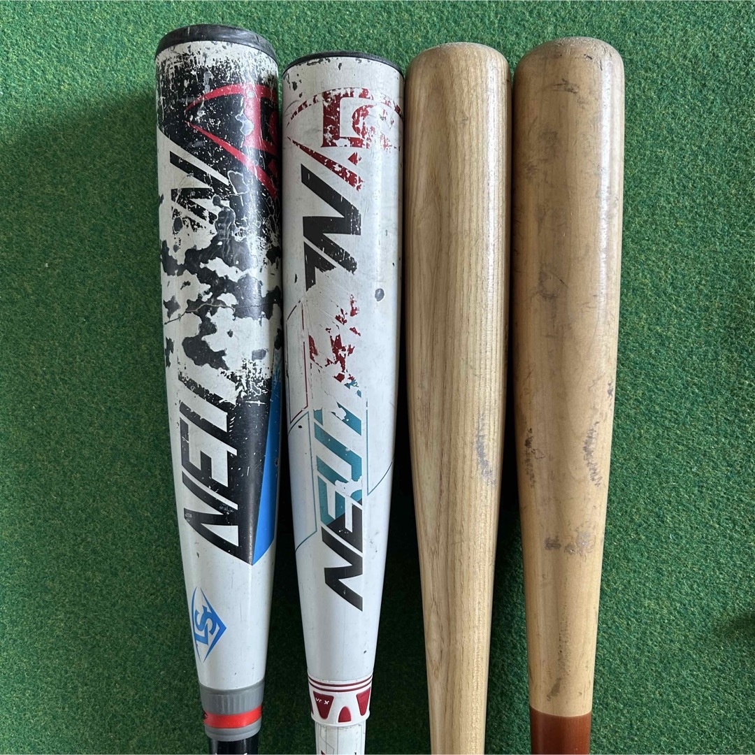 Louisville Slugger - 少年軟式 バット 4本まとめ売り Louisville Slugger - 少年軟式 バット 4本まとめ売り