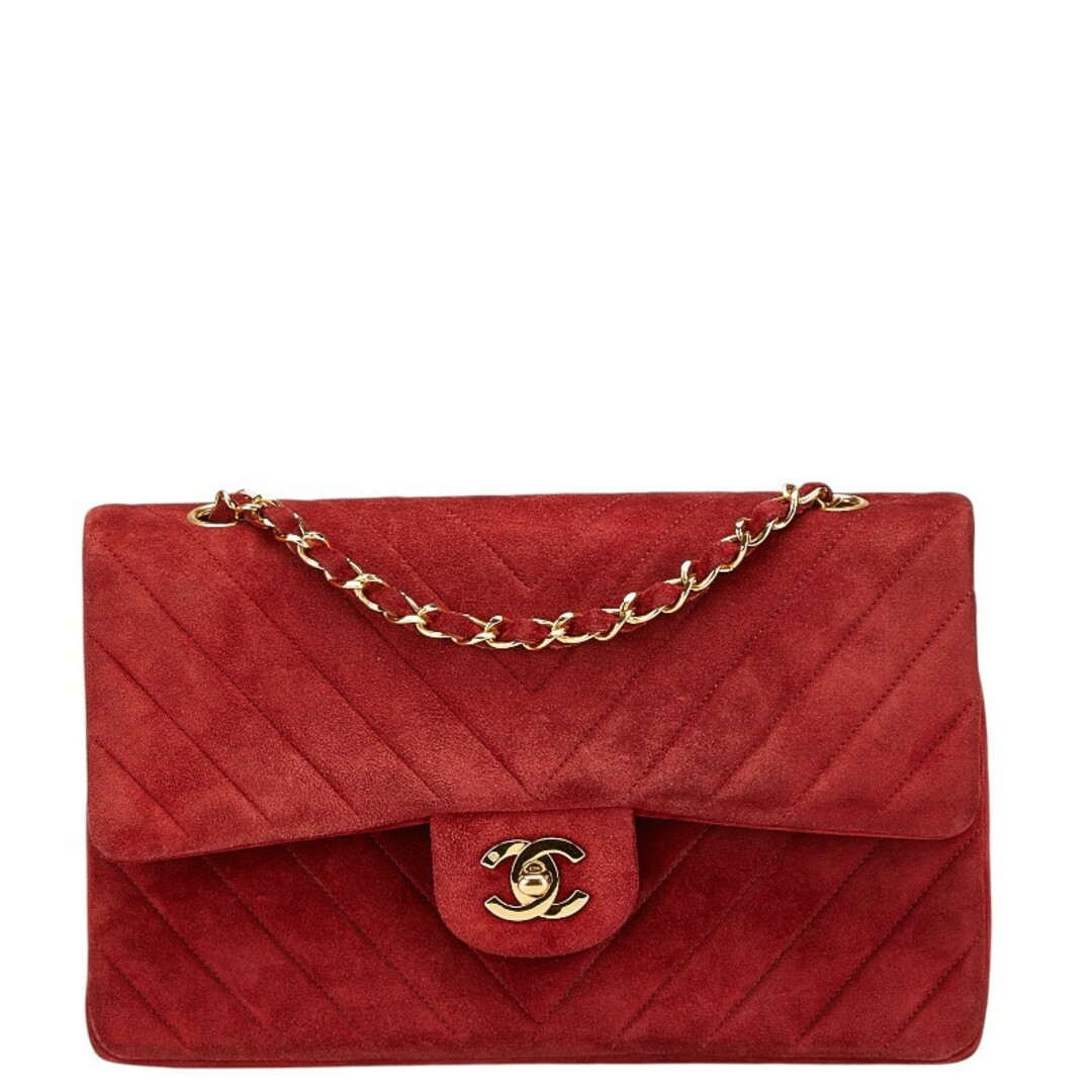 CHANEL - シャネル Vステッチ ダブルフラップ ココマーク CHANEL - シャネル Vステッチ ダブルフラップ ココマーク