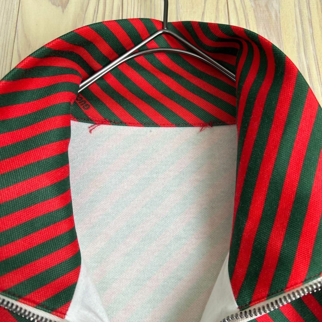 GUCCI - GUCCIグッチ 赤と緑のストライプトラックスーツ GUCCI - GUCCIグッチ 赤と緑のストライプトラックスーツ