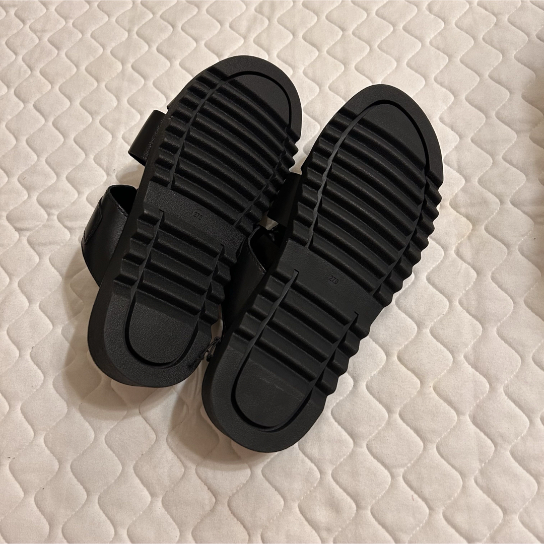 GU - ⭐︎新品 GU リアルレザー グルカサンダル ブラック 28cmの GU - ⭐︎新品 GU リアルレザー グルカサンダル ブラック 28cmの