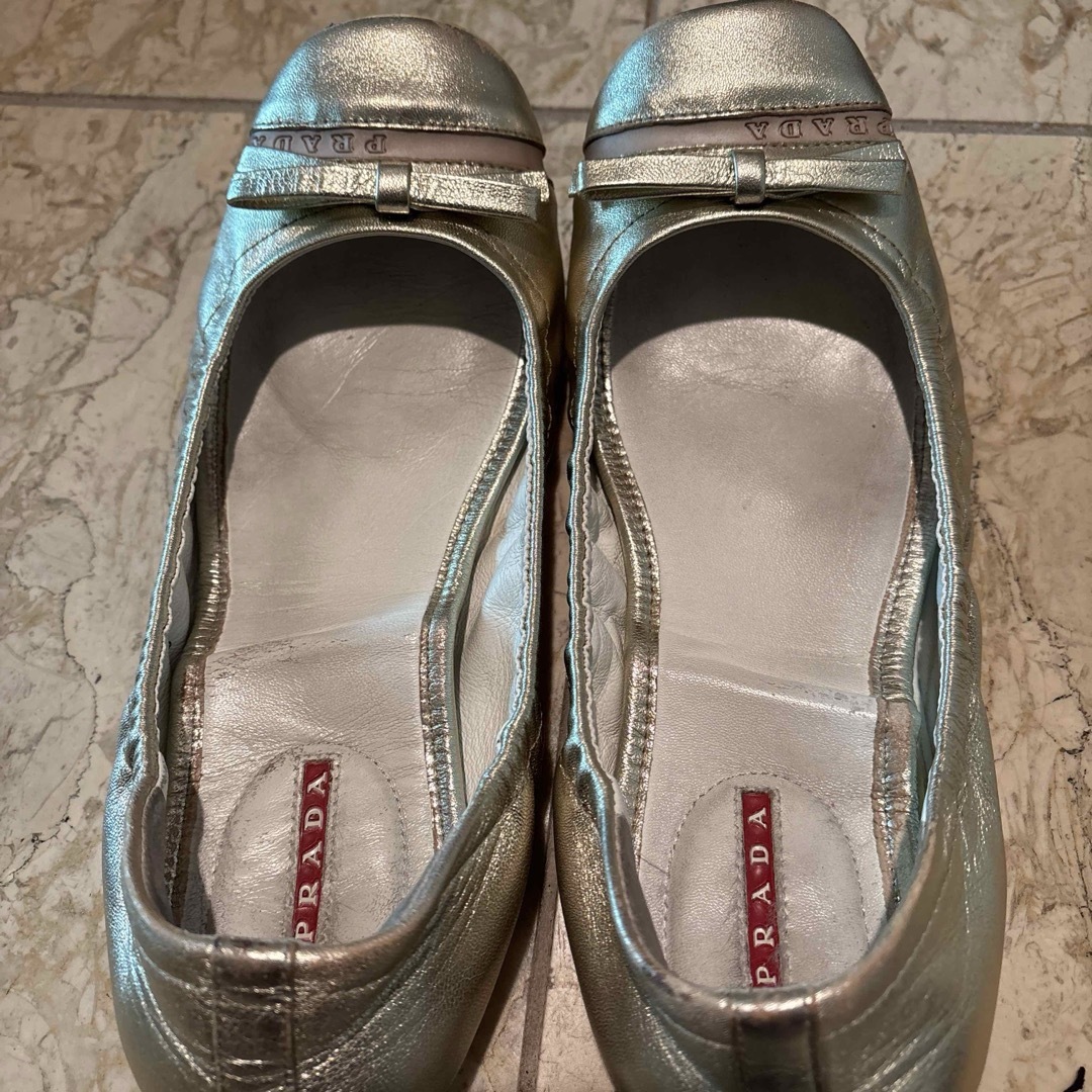 PRADA - プラダ バレエシューズの通販 by お値下げ遠慮なく PRADA - プラダ バレエシューズの通販 by お値下げ遠慮なく