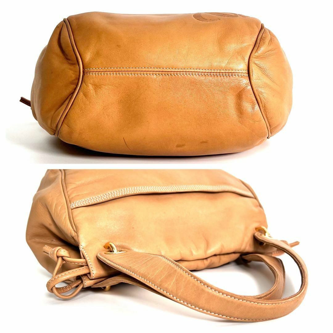 LOEWE - 美品 LOEWE ナッパレザー アナグラム トートバッグ 巾着 LOEWE - 美品 LOEWE ナッパレザー アナグラム トートバッグ 巾着