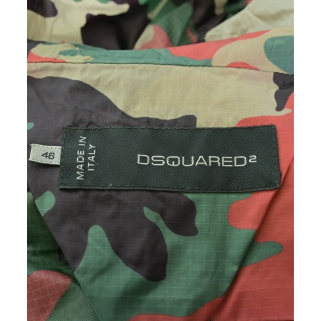 DSQUARED マウンテンパーカー 46(M位) 緑x赤xベージュ等(迷彩 DSQUARED マウンテンパーカー 46(M位) 緑x赤xベージュ等(迷彩