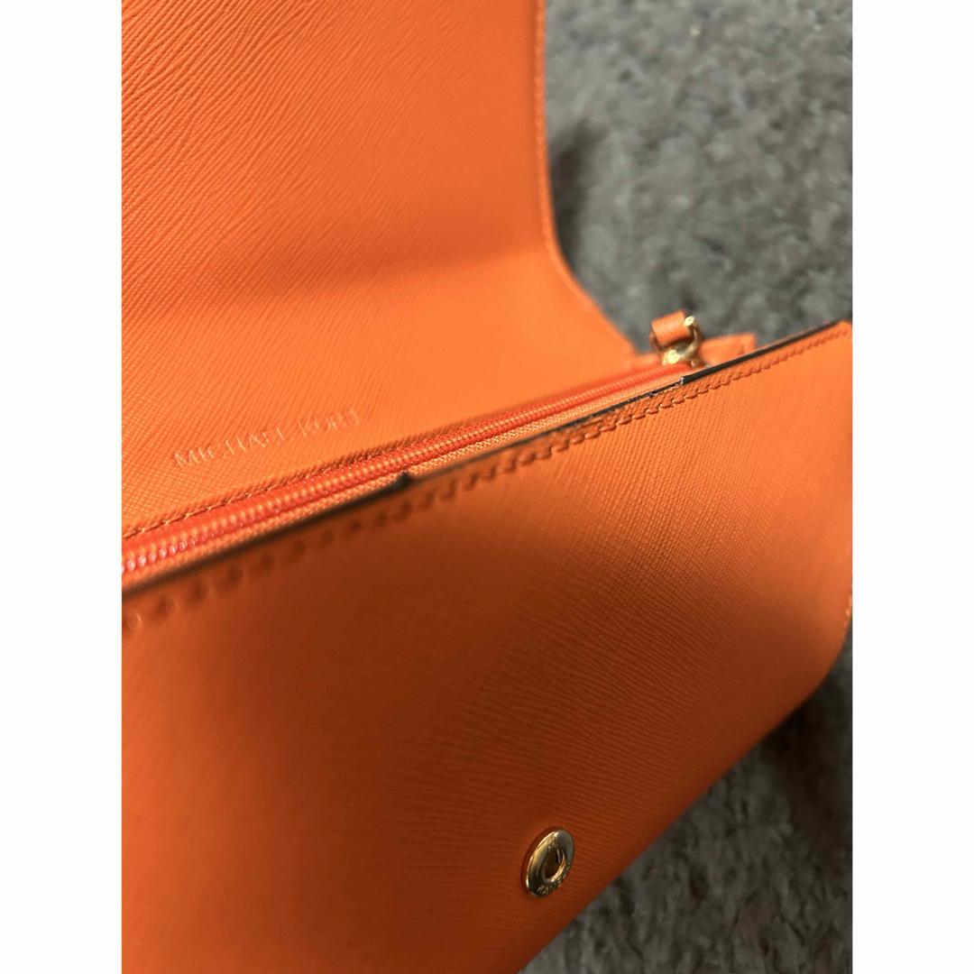 マイケルコース 長財布 MICHAELKORS 財布 オレンジ レディースの マイケルコース 長財布 MICHAELKORS 財布 オレンジ レディースの