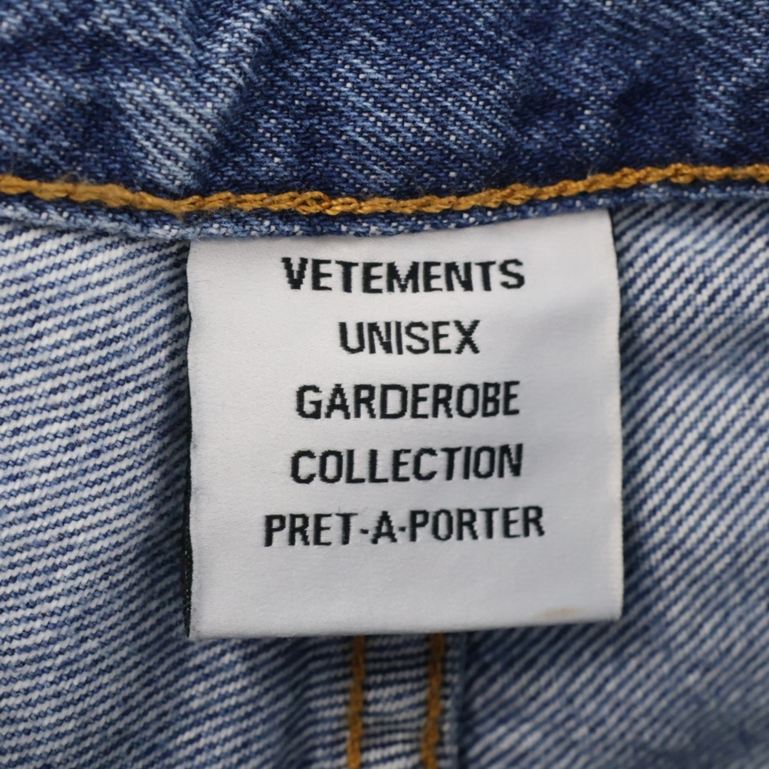 VETEMENTS ヴェトモン 23SS DESTROYED BAGGY JEANS デストロイ VETEMENTS ヴェトモン 23SS DESTROYED BAGGY JEANS デストロイ
