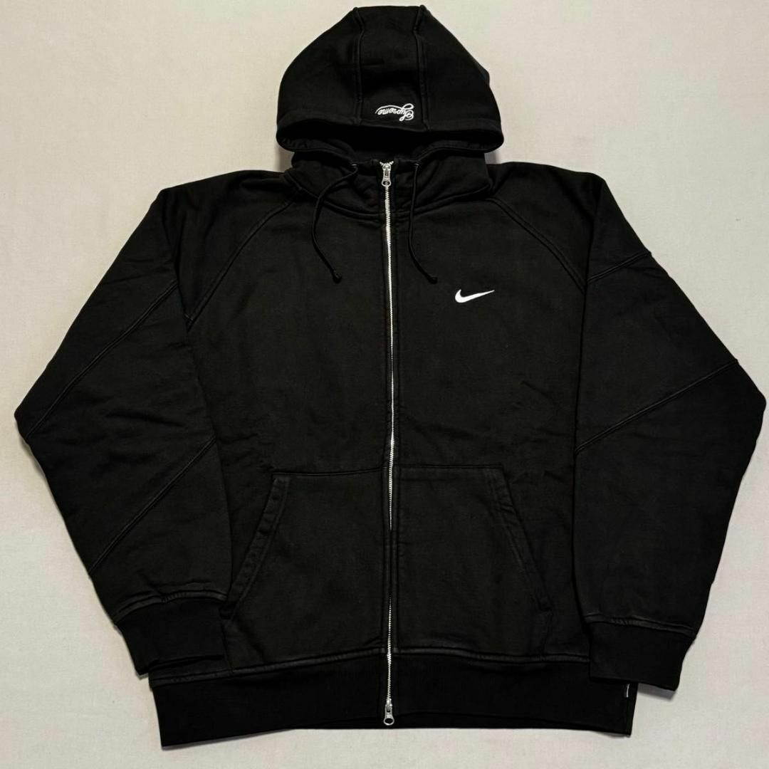 Supreme - 新品 Supreme NIKE ジップアップ フーディ L ブラック Supreme - 新品 Supreme NIKE ジップアップ フーディ L ブラック