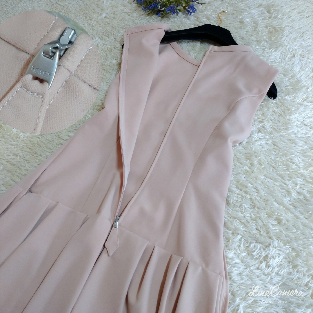 FOXEY NEW YORK - 日本製☆FOXEYNEWYORK ノースリーブワンピース FOXEY NEW YORK - 日本製☆FOXEYNEWYORK ノースリーブワンピース