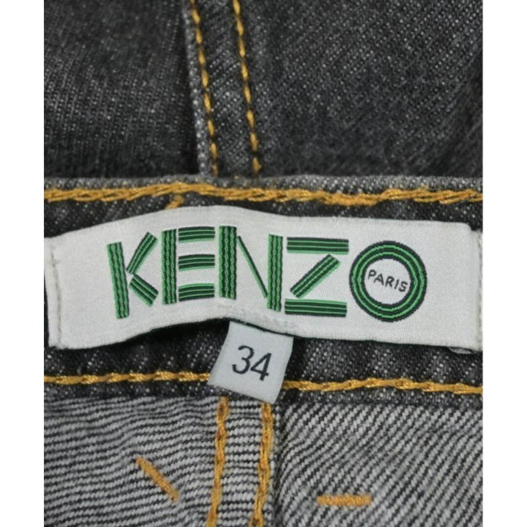 KENZO - KENZO ケンゾー デニムパンツ 34(S位) 黒(デニム KENZO - KENZO ケンゾー デニムパンツ 34(S位) 黒(デニム