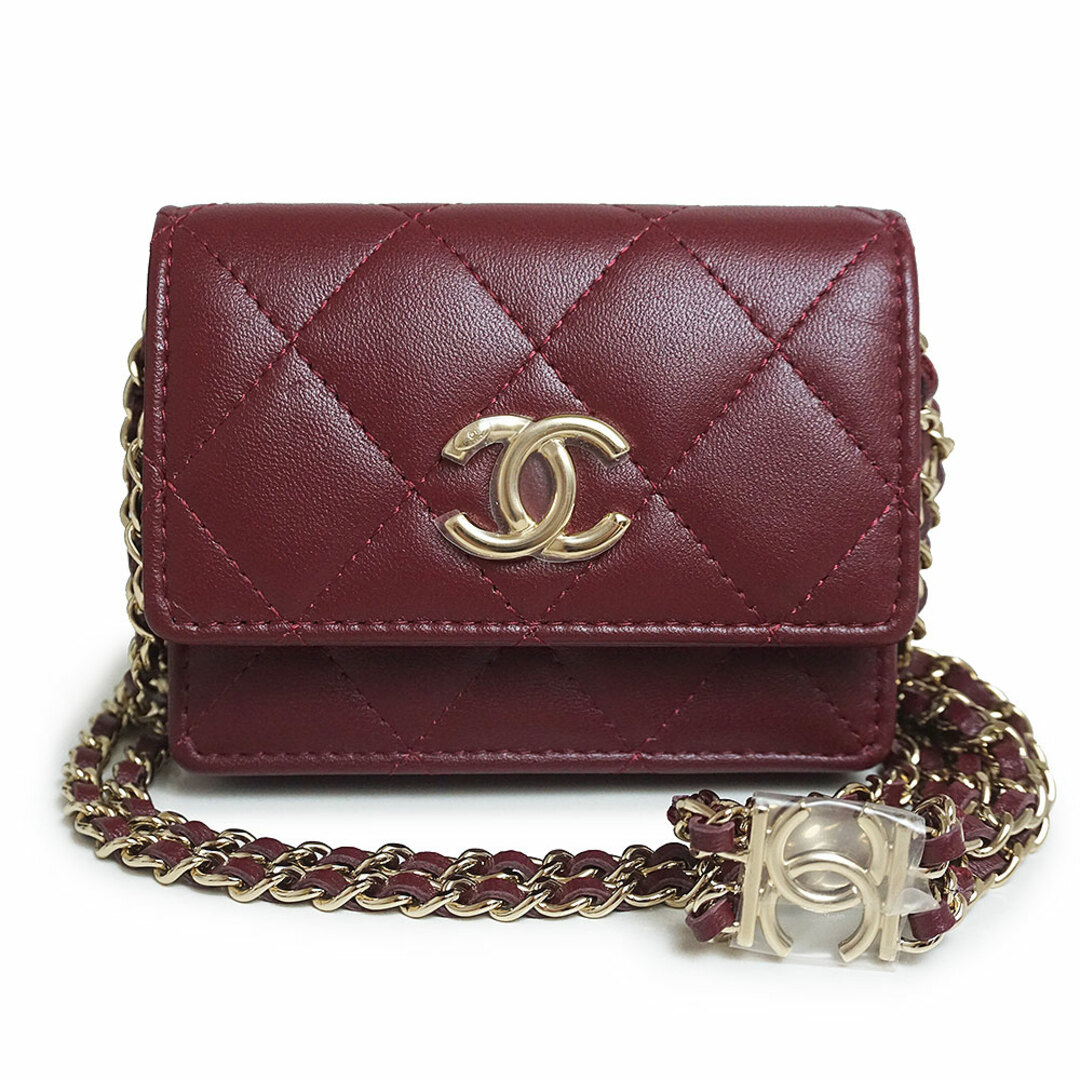 CHANEL - シャネル マトラッセ ココマーク ミニ チェーン CHANEL - シャネル マトラッセ ココマーク ミニ チェーン