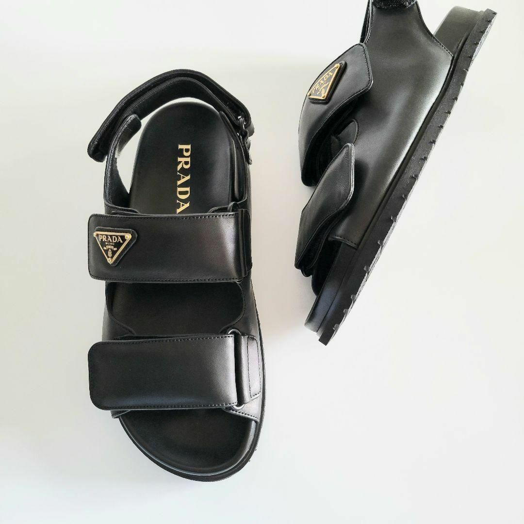 PRADA - 【新品未使用】PRADA/プラダ ナッパレザー サンダル PRADA - 【新品未使用】PRADA/プラダ ナッパレザー サンダル