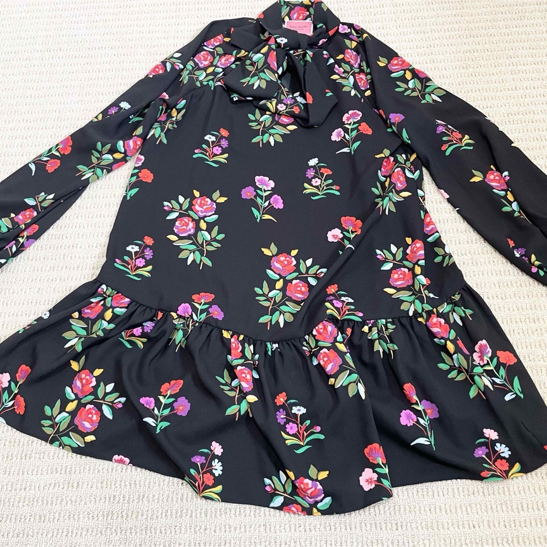 kate spade NEW YORK - サイズM ケイトスペード花柄 ボウタイ kate spade NEW YORK - サイズM ケイトスペード花柄 ボウタイ