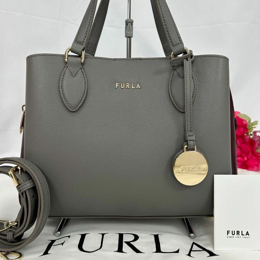 FURLA - 【極美品/カード付】フルラ ミネルヴァ 2way ショルダー FURLA - 【極美品/カード付】フルラ ミネルヴァ 2way ショルダー