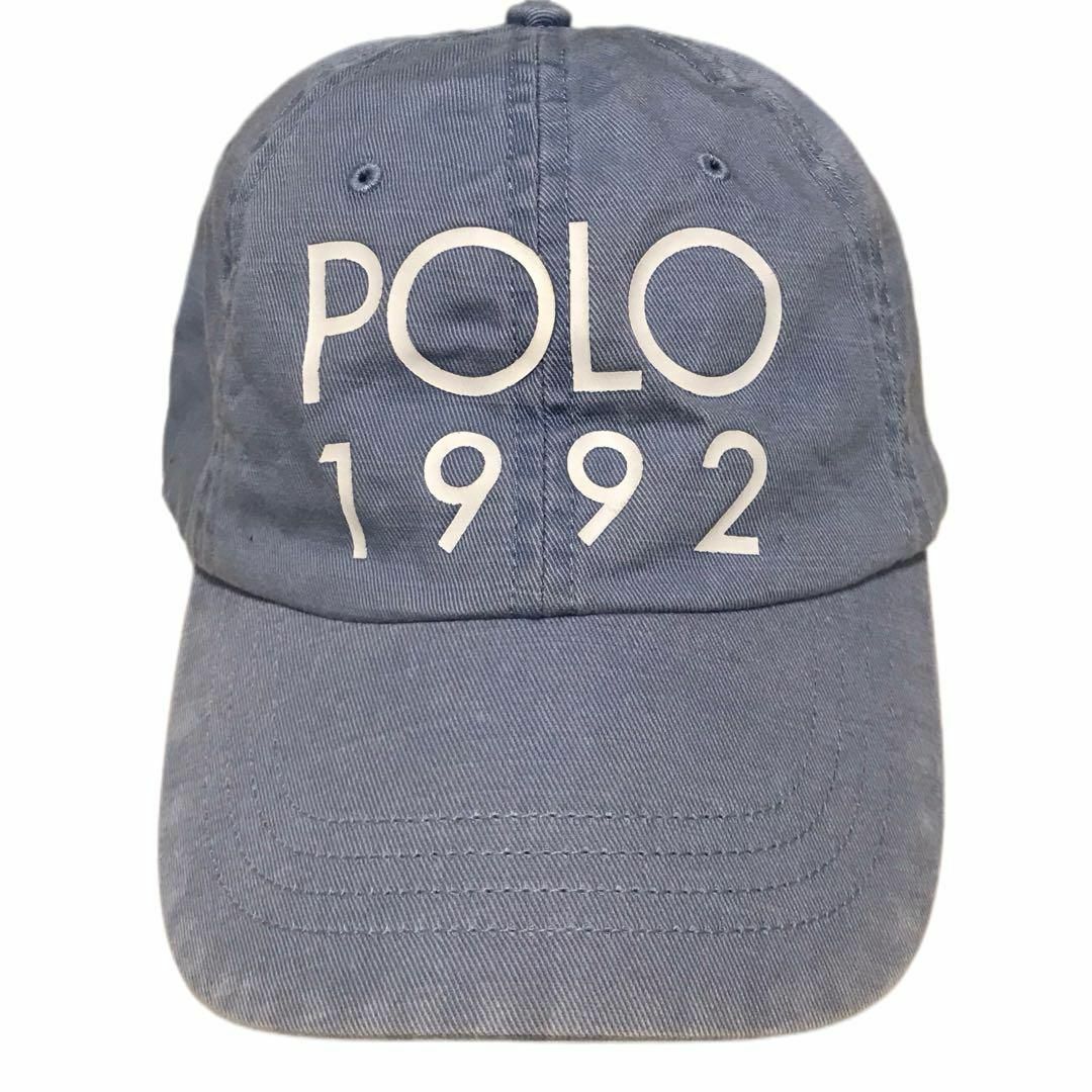 POLO RALPH LAUREN - Polo Ralph Lauren 1992 キャップ ブルーの POLO RALPH LAUREN - Polo Ralph Lauren 1992 キャップ ブルーの