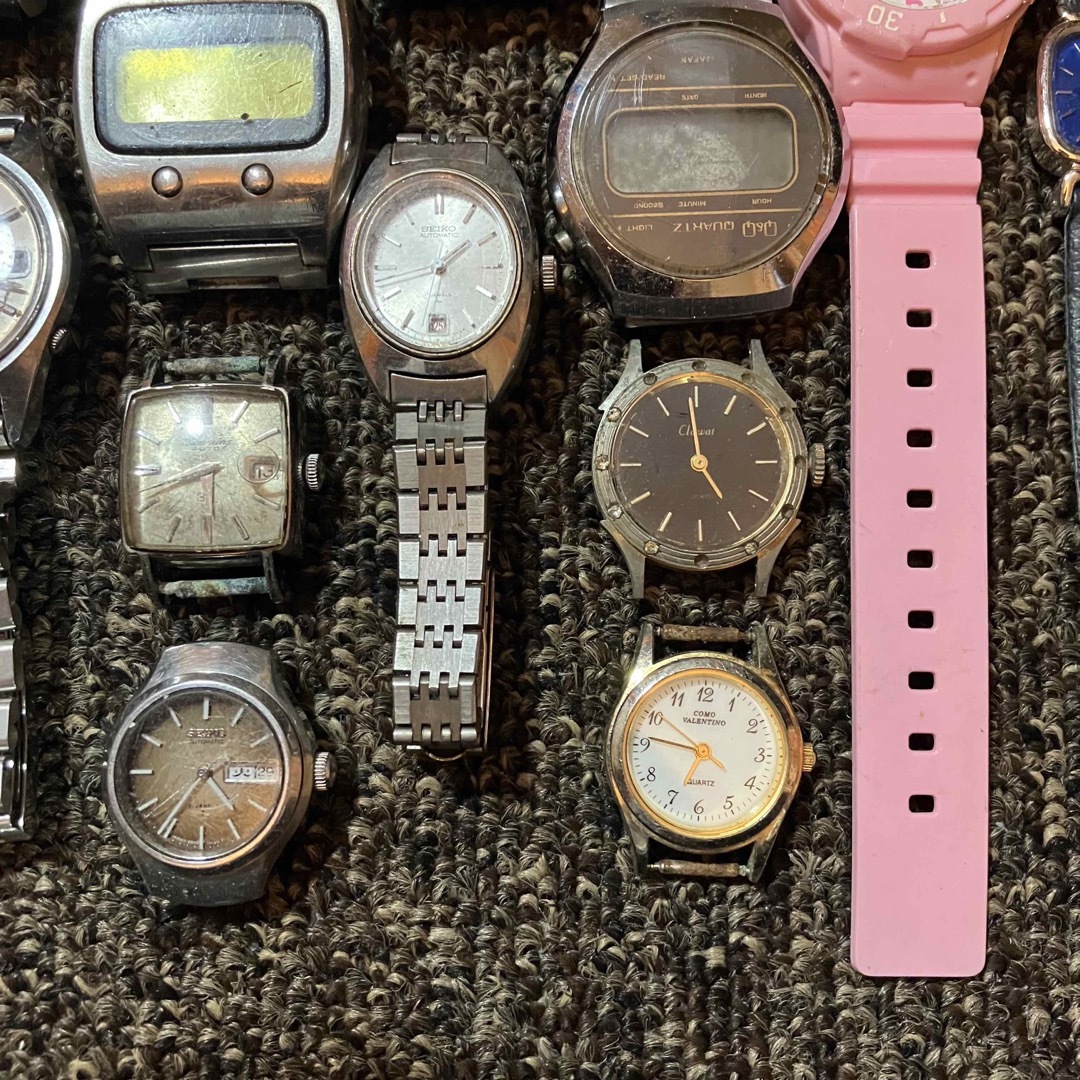 SEIKO - ③電池・手巻き・自動巻き腕時計 19個 ジャンクセットの SEIKO - ③電池・手巻き・自動巻き腕時計 19個 ジャンクセットの