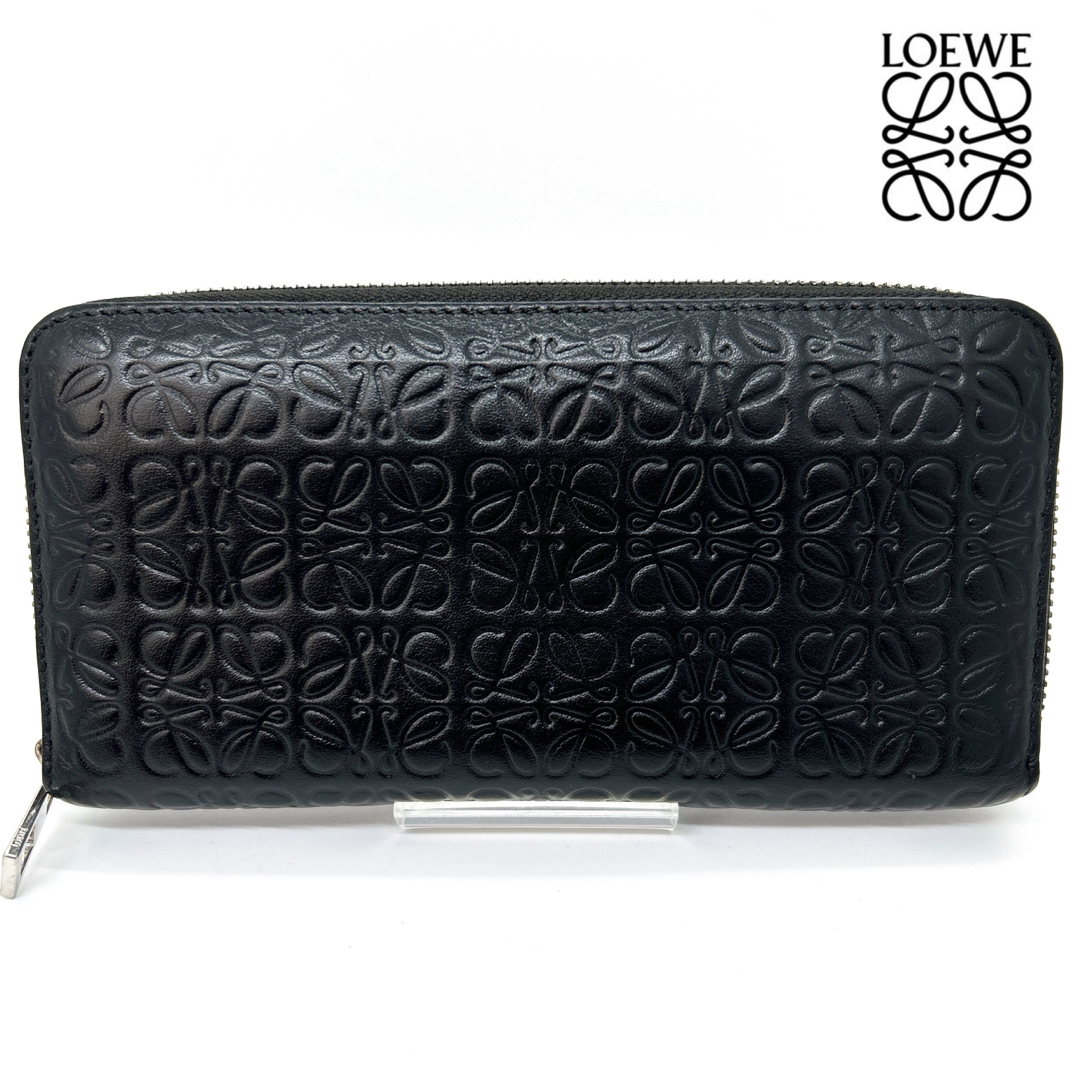 LOEWE - LOEWE リピート アナグラム 長財布 ブラックの通販 by LOEWE - LOEWE リピート アナグラム 長財布 ブラックの通販 by