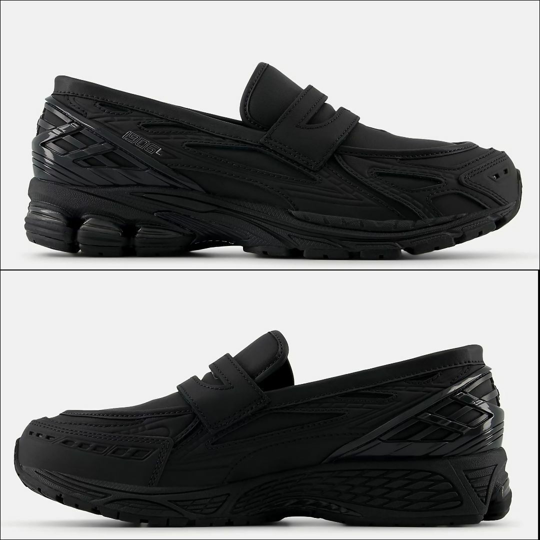 New Balance - New Balance 1906L Black Leather 31cm レザーの New Balance - New Balance 1906L Black Leather 31cm レザーの