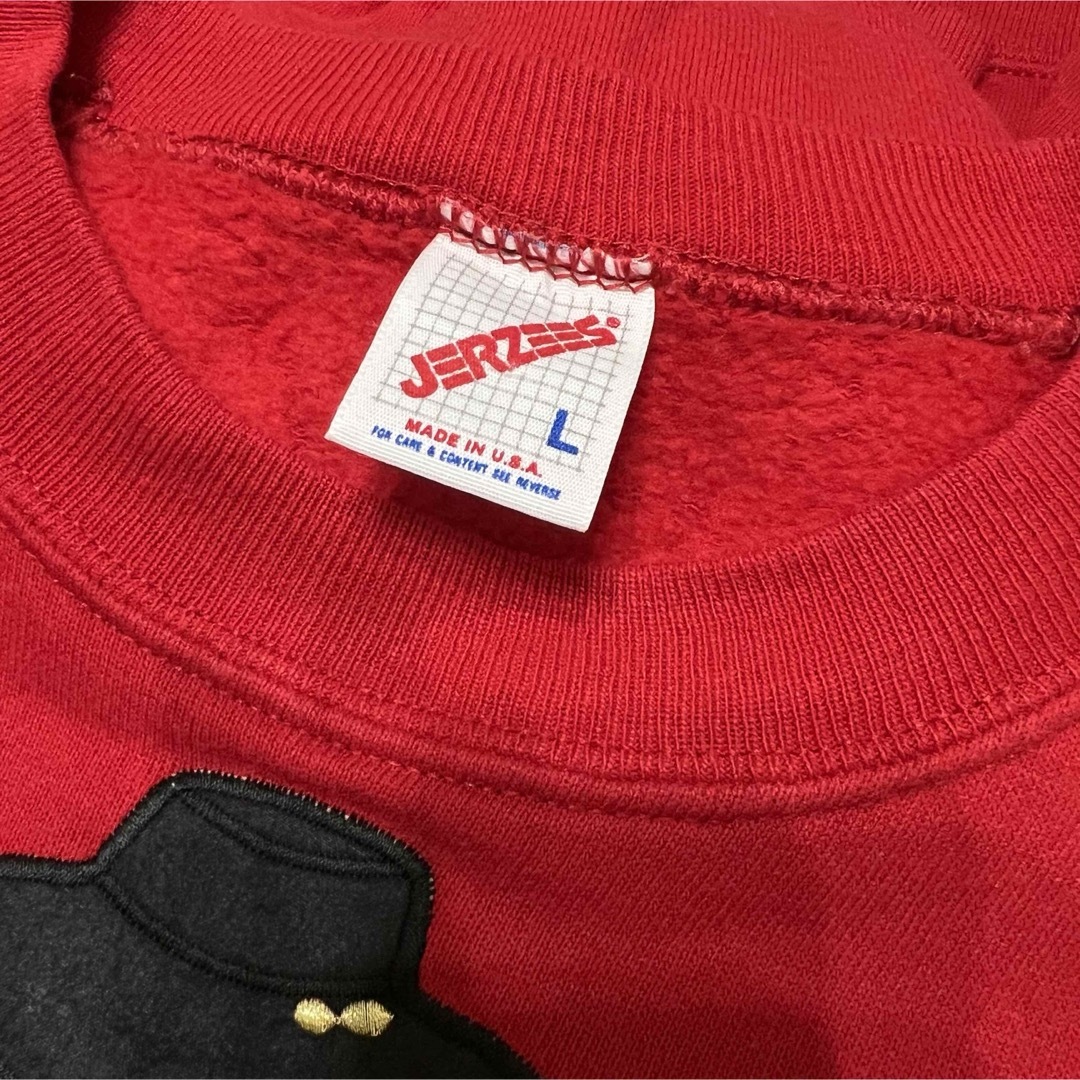 JERZEES - 【美品】JERZEES ジャージーズ スウェット 女性柄 赤 JERZEES - 【美品】JERZEES ジャージーズ スウェット 女性柄 赤
