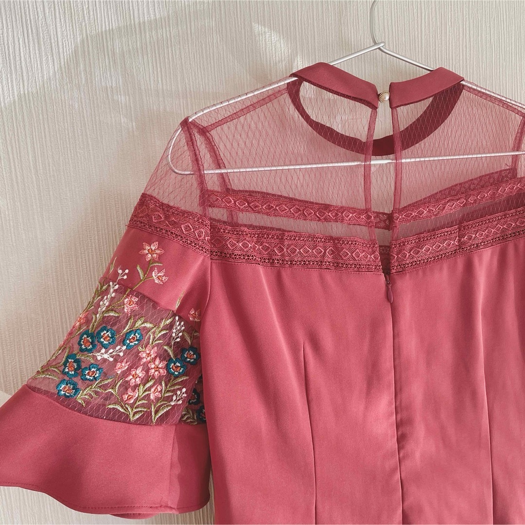 Lily Brown - 美品☆Lily Brown ワンピース レース 花柄 ドレス Lily Brown - 美品☆Lily Brown ワンピース レース 花柄 ドレス