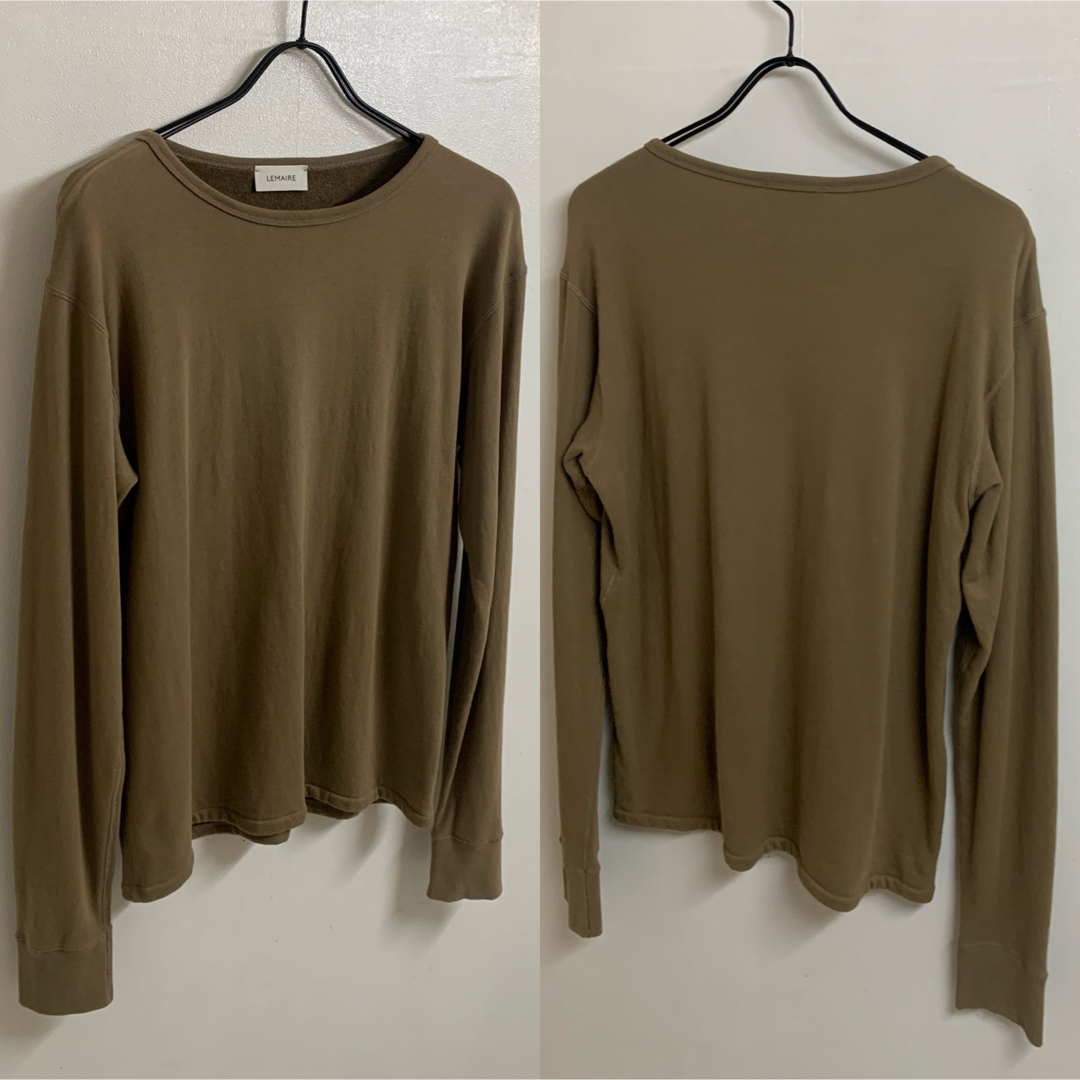 LEMAIRE - LEMAIRE ルメール ポルトガル製 TERRY LS T-SHIRT LEMAIRE - LEMAIRE ルメール ポルトガル製 TERRY LS T-SHIRT