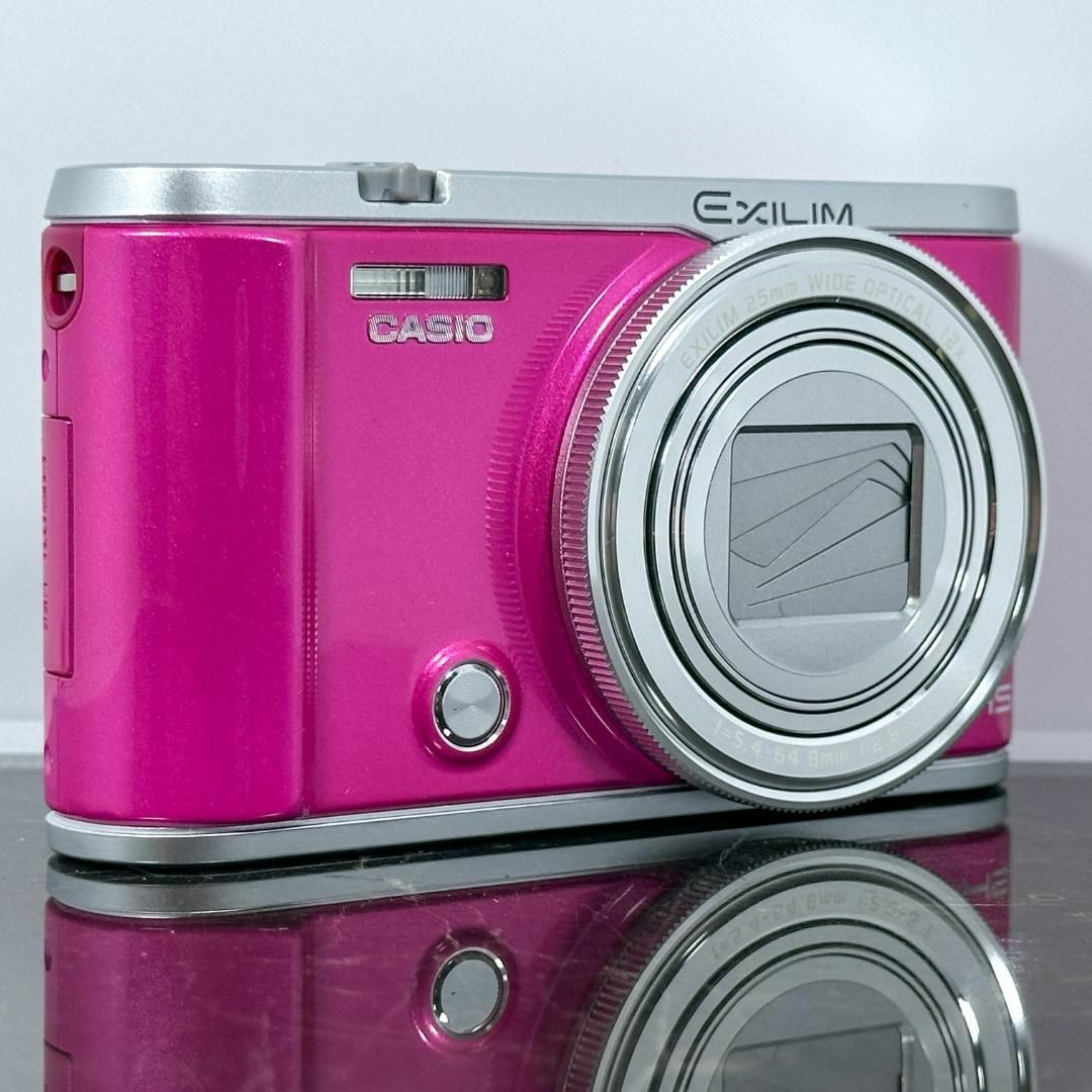 CASIO - 【美品】CASIO EXILI EX-ZR3200 ビビットピンク◯の通販 CASIO - 【美品】CASIO EXILI EX-ZR3200 ビビットピンク◯の通販