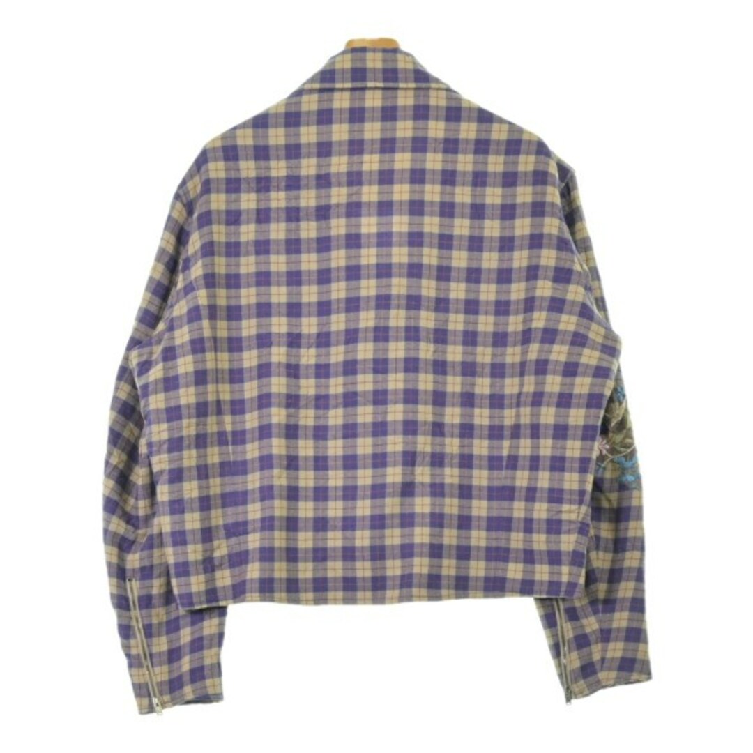 GUCCI - GUCCI ライダース 46(M位) 紫xベージュxオレンジ等 GUCCI - GUCCI ライダース 46(M位) 紫xベージュxオレンジ等
