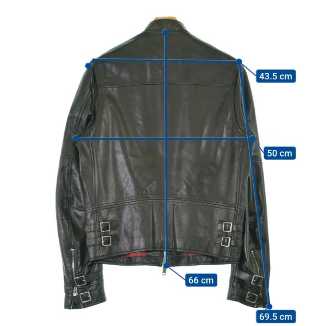 VALENTINO - VALENTINO ヴァレンティノ ライダース 48(L位) 黒 VALENTINO - VALENTINO ヴァレンティノ ライダース 48(L位) 黒