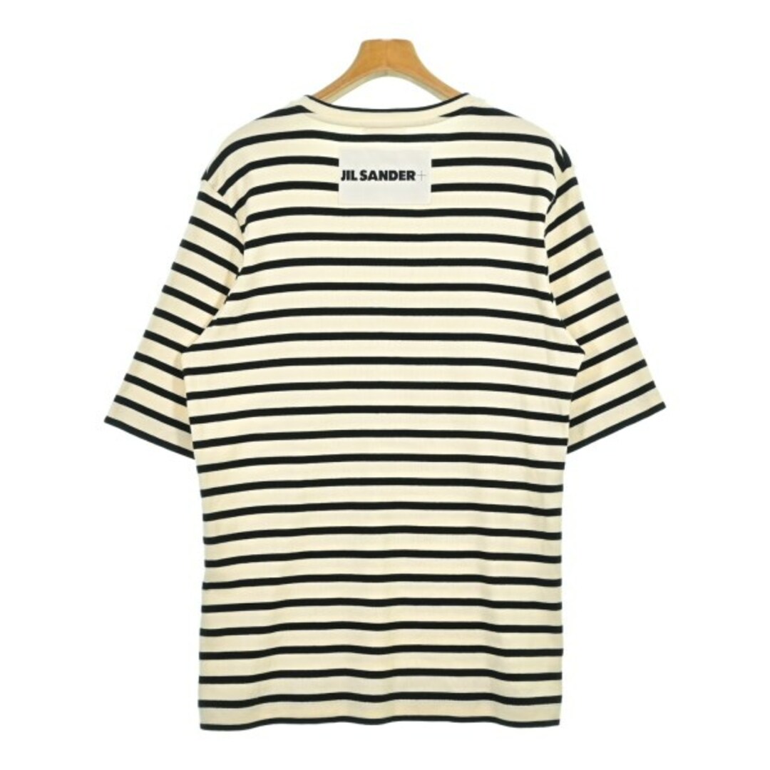 JIL SANDER + Tシャツ・カットソー XL 白x黒(ボーダー) 【古着 JIL SANDER + Tシャツ・カットソー XL 白x黒(ボーダー) 【古着