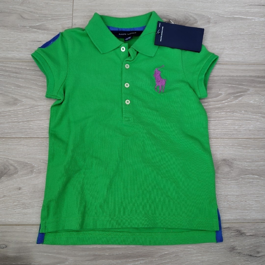 Ralph Lauren - ラルフローレン ポロシャツ グリーン 110 新品の Ralph Lauren - ラルフローレン ポロシャツ グリーン 110 新品の