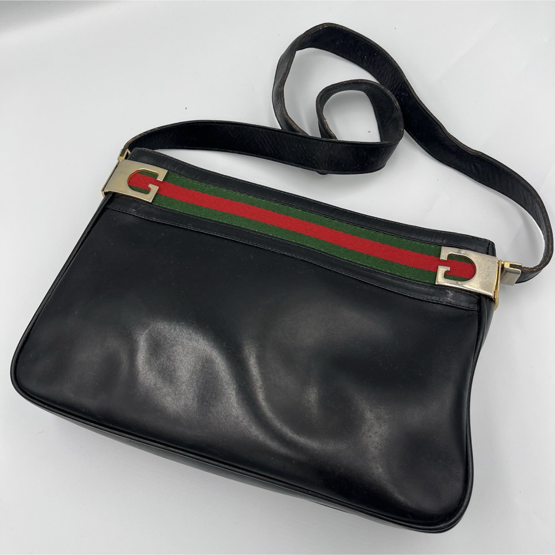 GUCCI - オールドグッチ ショルダーバッグ シェリーライン GUCCI - オールドグッチ ショルダーバッグ シェリーライン