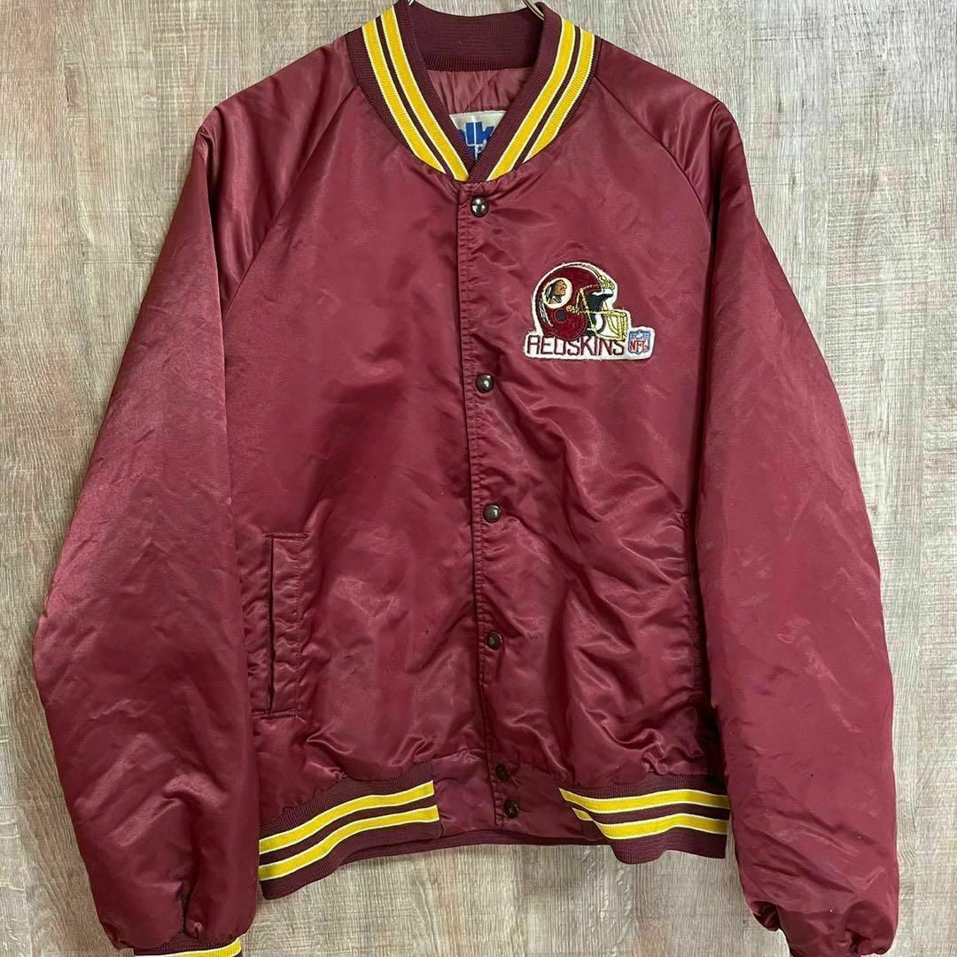 希少 CHALK LINE 80s REDSKIN スタジャン ワインレッド Lの通販 希少 CHALK LINE 80s REDSKIN スタジャン ワインレッド Lの通販