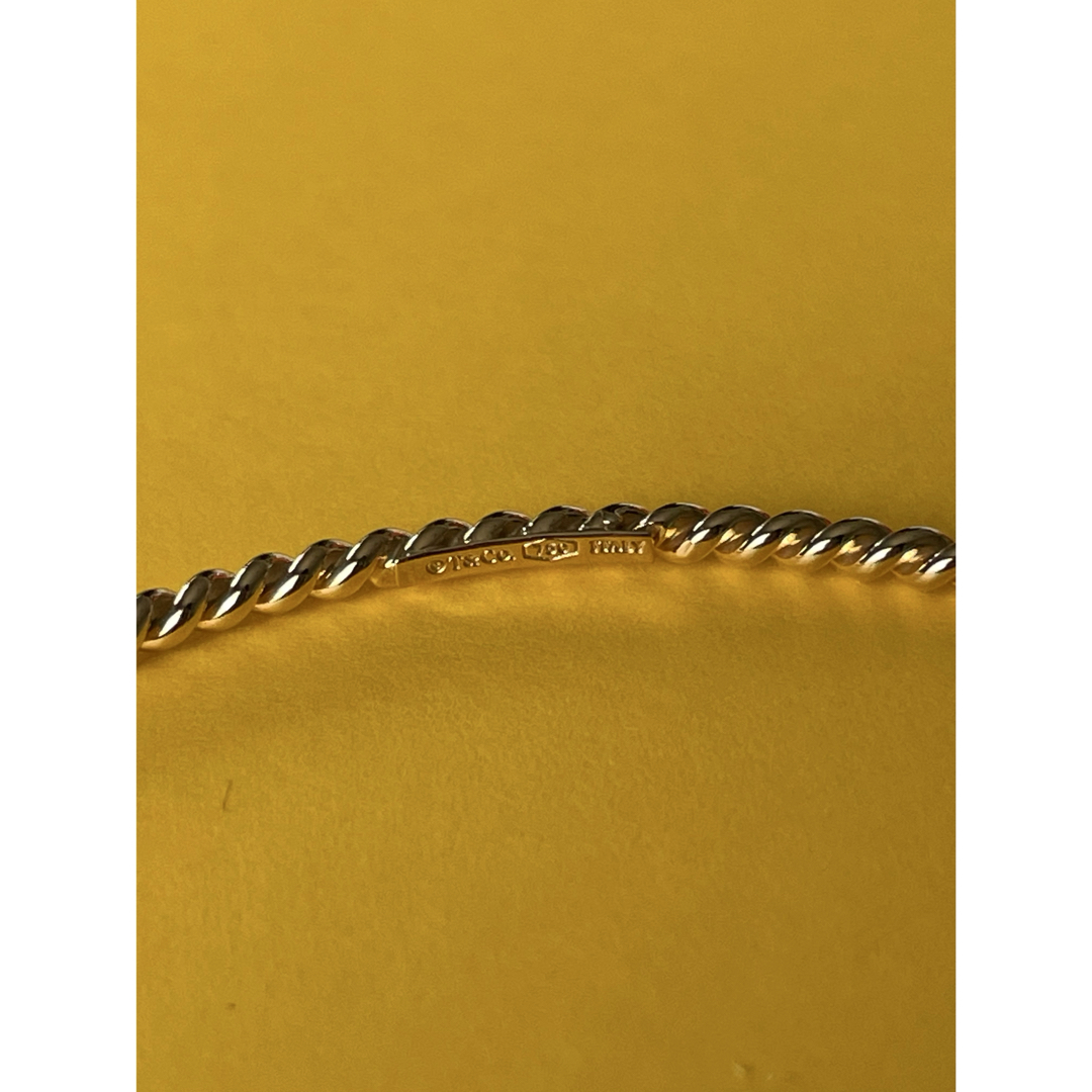 Tiffany & Co. - K18 T&Co. ティファニー ツイスト バングル Tiffany & Co. - K18 T&Co. ティファニー ツイスト バングル