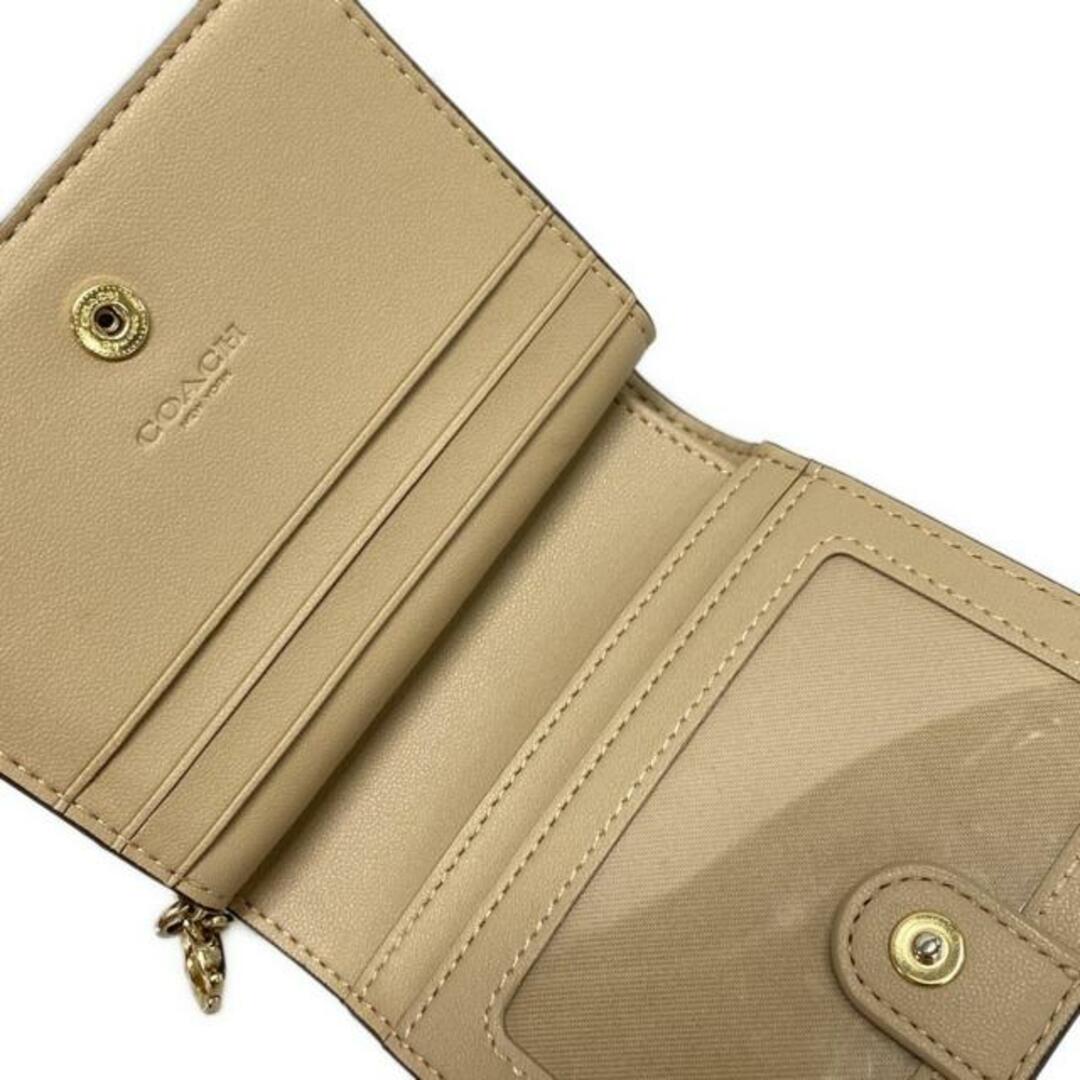 COACH - COACH(コーチ) 2つ折り財布 - C4104 アイボリー COACH - COACH(コーチ) 2つ折り財布 - C4104 アイボリー