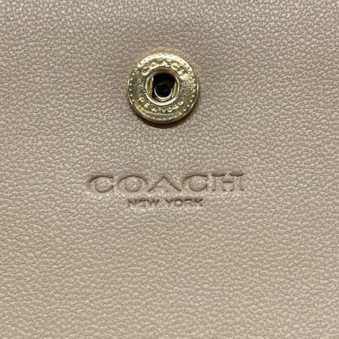 COACH - COACH(コーチ) 2つ折り財布 - C4104 アイボリー COACH - COACH(コーチ) 2つ折り財布 - C4104 アイボリー