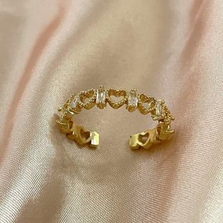 CELINE - 【磨き済】セリーヌ PT850 750 コンビ リング 18号 CELINE - 【磨き済】セリーヌ PT850 750 コンビ リング 18号