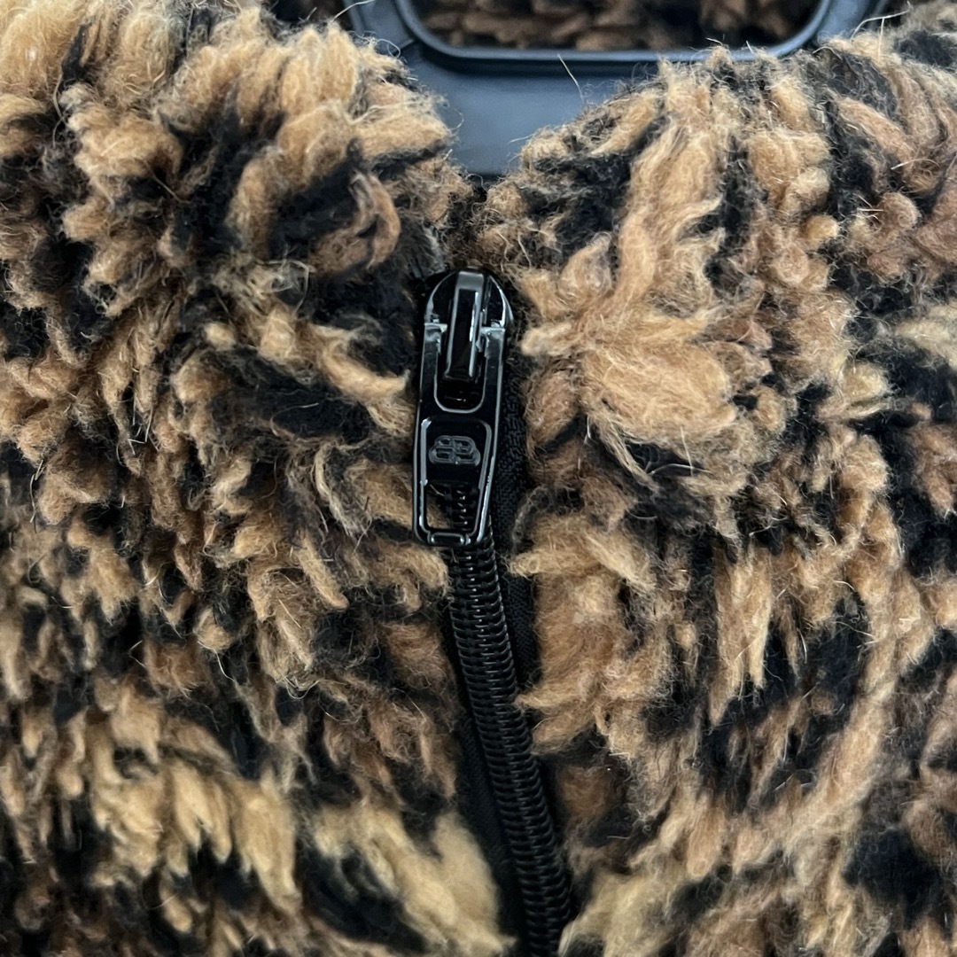 BALENCIAGA - BALENCIAGA レオパードファージャケット コート BALENCIAGA - BALENCIAGA レオパードファージャケット コート