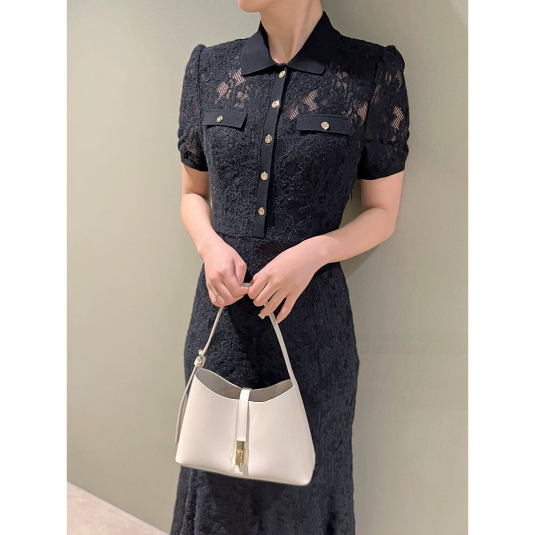 SNIDEL - snidel レースポロドレス 25ssの通販 by 4/22~30発送 SNIDEL - snidel レースポロドレス 25ssの通販 by 4/22~30発送