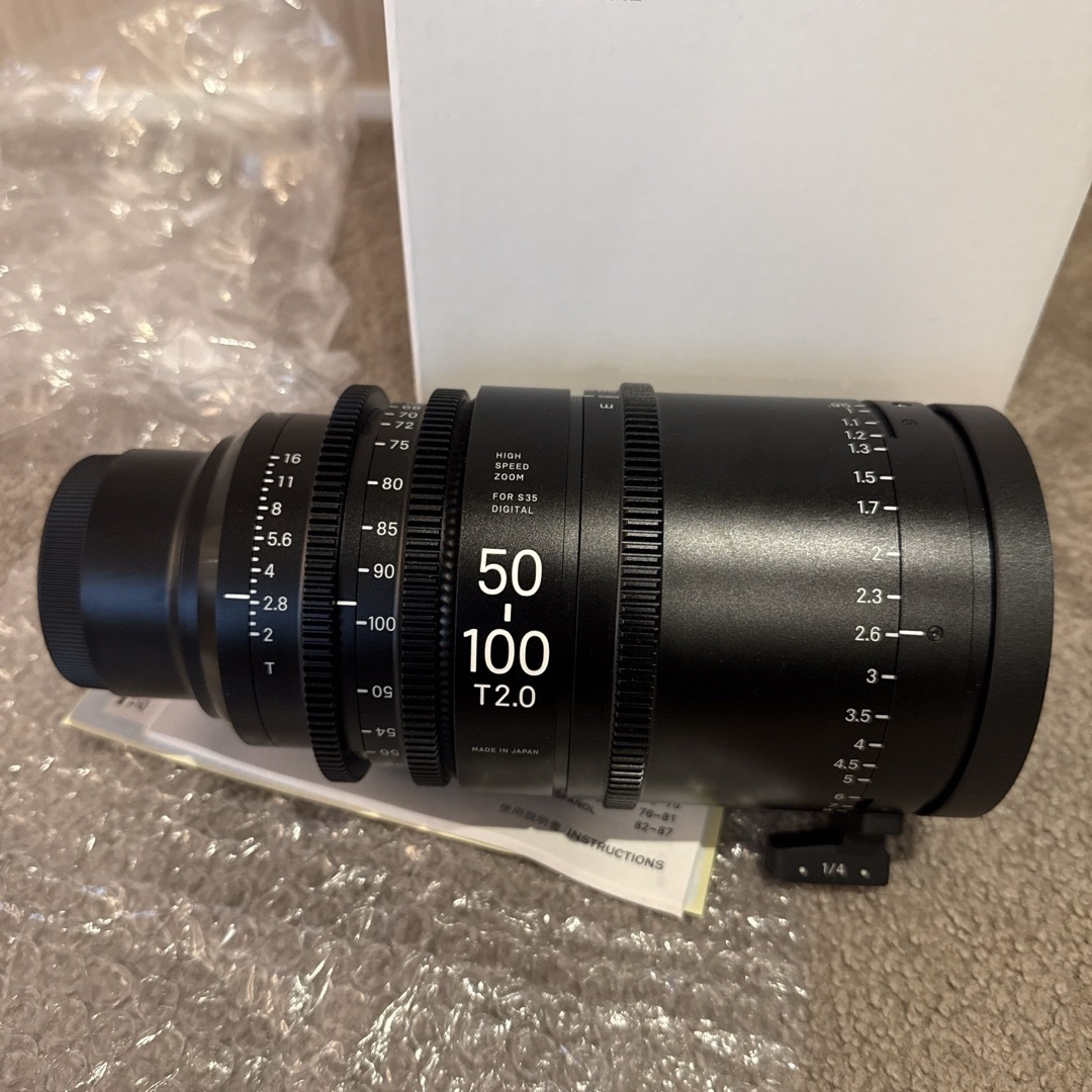 SIGMA - SIGMA シネマレンズ T2 44万円で購入 ほぼ新品の通販 by SIGMA - SIGMA シネマレンズ T2 44万円で購入 ほぼ新品の通販 by